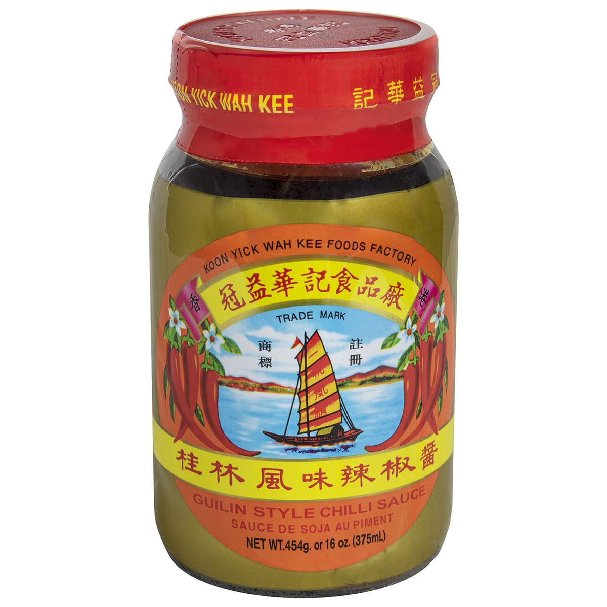 Soya chilli sauce Koon Yick / Kui Lin Chili 24 x 454 g - MANDARINEN